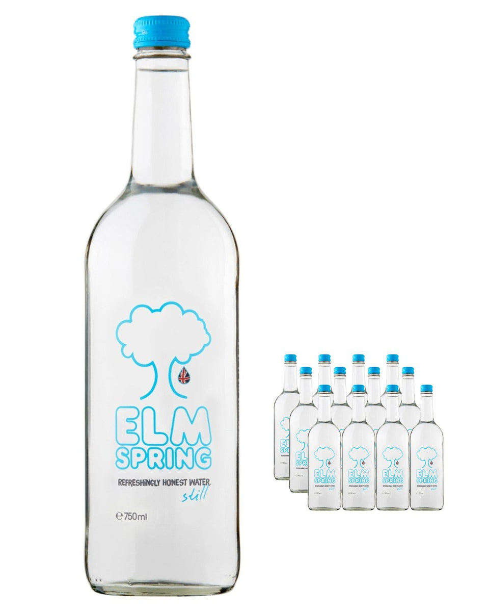 Premium Still Mineral Water Glass Bottle Multipack, 12 x 750 ml – elmspring